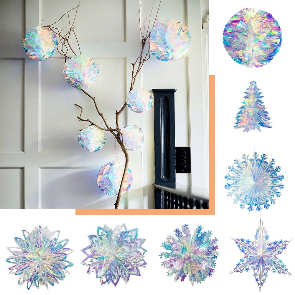 BETTERLIFE Colorful Snowflake Honeycomb Ball Ornament Ice and D2P3 Pen ...
