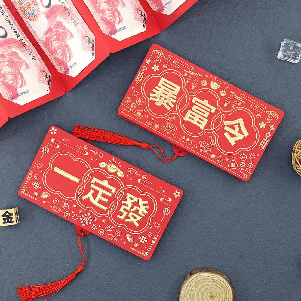 BETTERLIFE Creative stretch folding red envelope confession girlfriend ...
