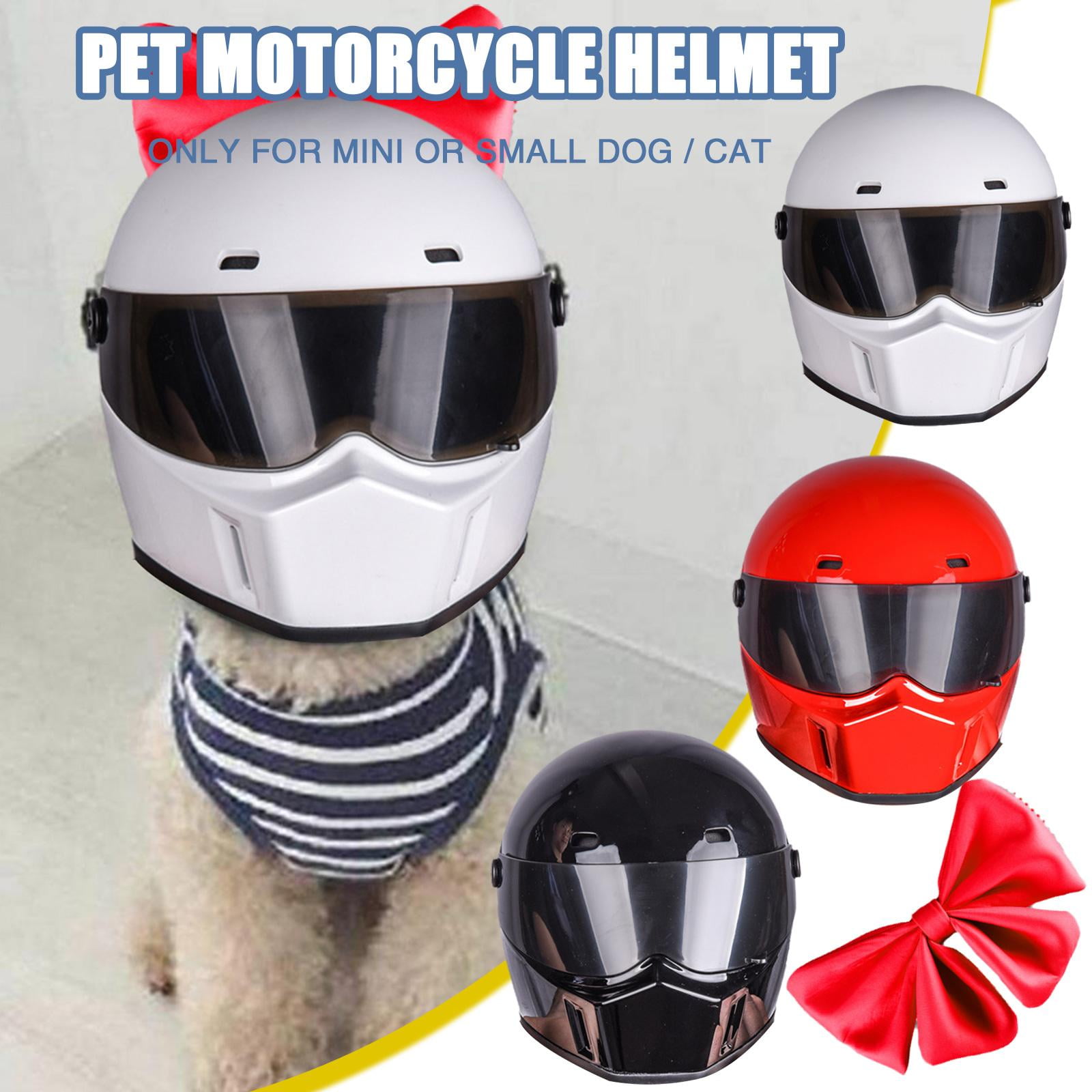 BETTERLIFE GONGWU Pet Motorcycle Helmet,Full Face Motorcycle Helmet ...