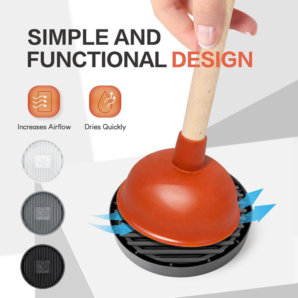 BETTERLIFE Gray (B) 200$ Toilet plunger drip tray Toilet dredge dryer ...