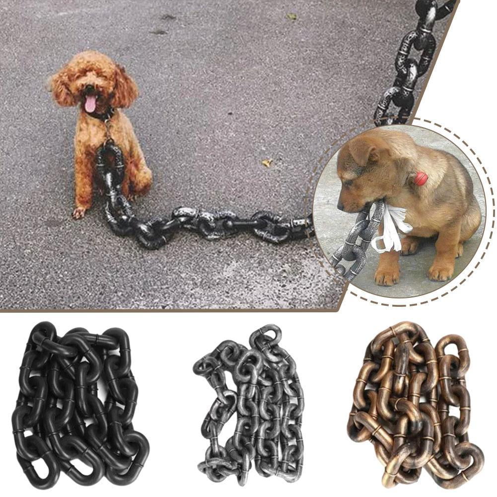 BETTERLIFE Imitation Plastic Large Iron Chain Thick Dog Leash Dog ...