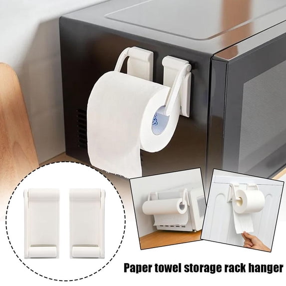BETTERLIFE Kitchen Roll Holder Paper Toilet Towel Shelf Magnetic Hanger ...
