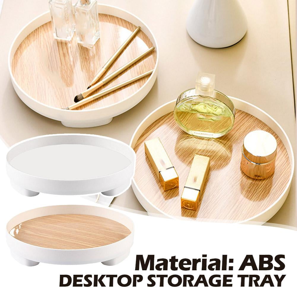 BETTERLIFE Modern Decorative Trays Round Storage Tray Organizer Home ...