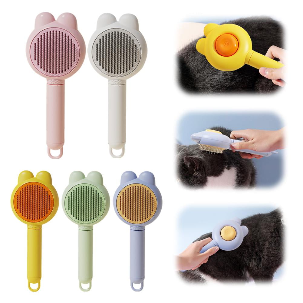 BETTERLIFE Pet Dog Brush Cat Comb Self Cleaning Pet Hair Remover AU12 ...