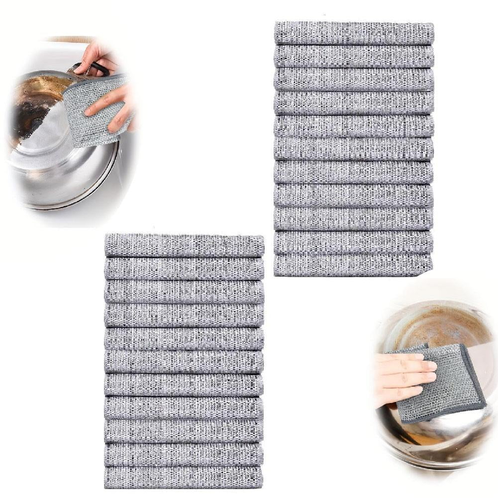 BETTERLIFE Rust Removal Cleaning Cloth Kitchen Towel Metal Steel Wire ...