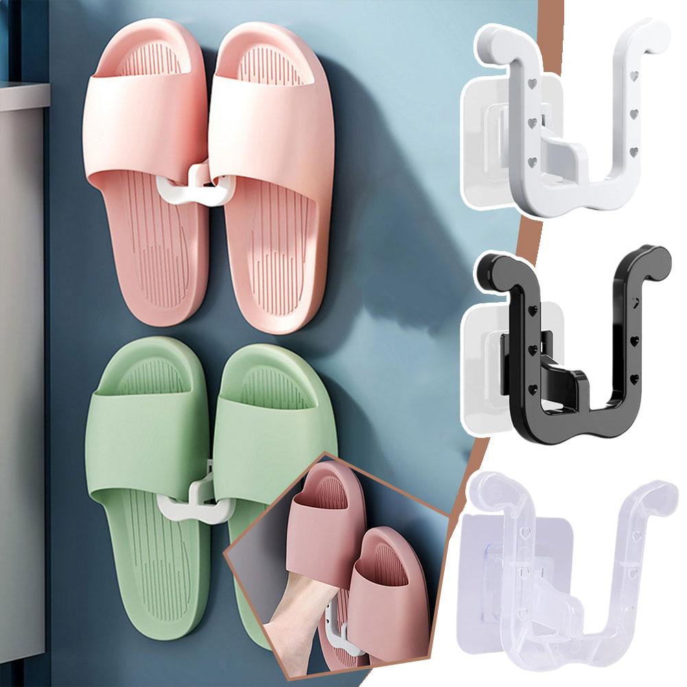 BETTERLIFE Slippers Rack Wall Organizer For Shoe Shelf For Slippers ...