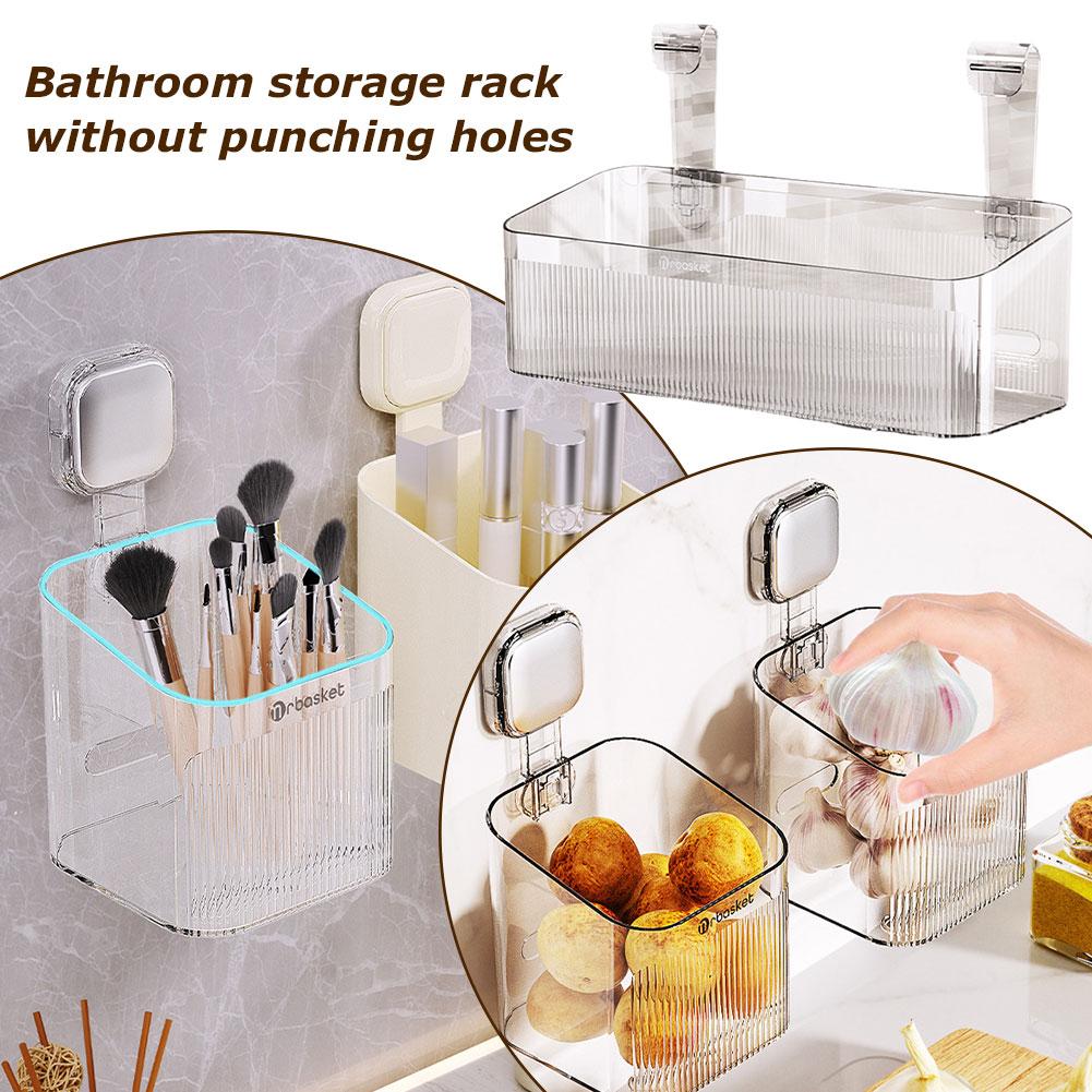 BETTERLIFE Toilet Bathroom Storage Cabinet Rack Wall Hanging Hole ...