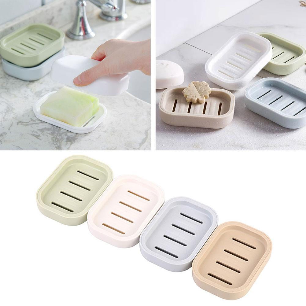 BETTERLIFE Water Draining Soap Double Latti Dish Case Holder Drainer ...