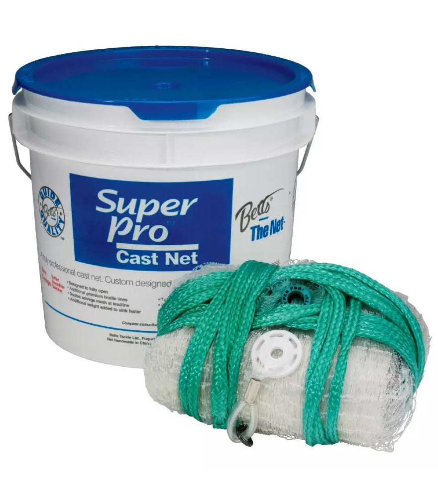 BETTS TACKLE Betts Super Pro Deep Hole Cast Nets 5,8" - 10FT - Walmart.com