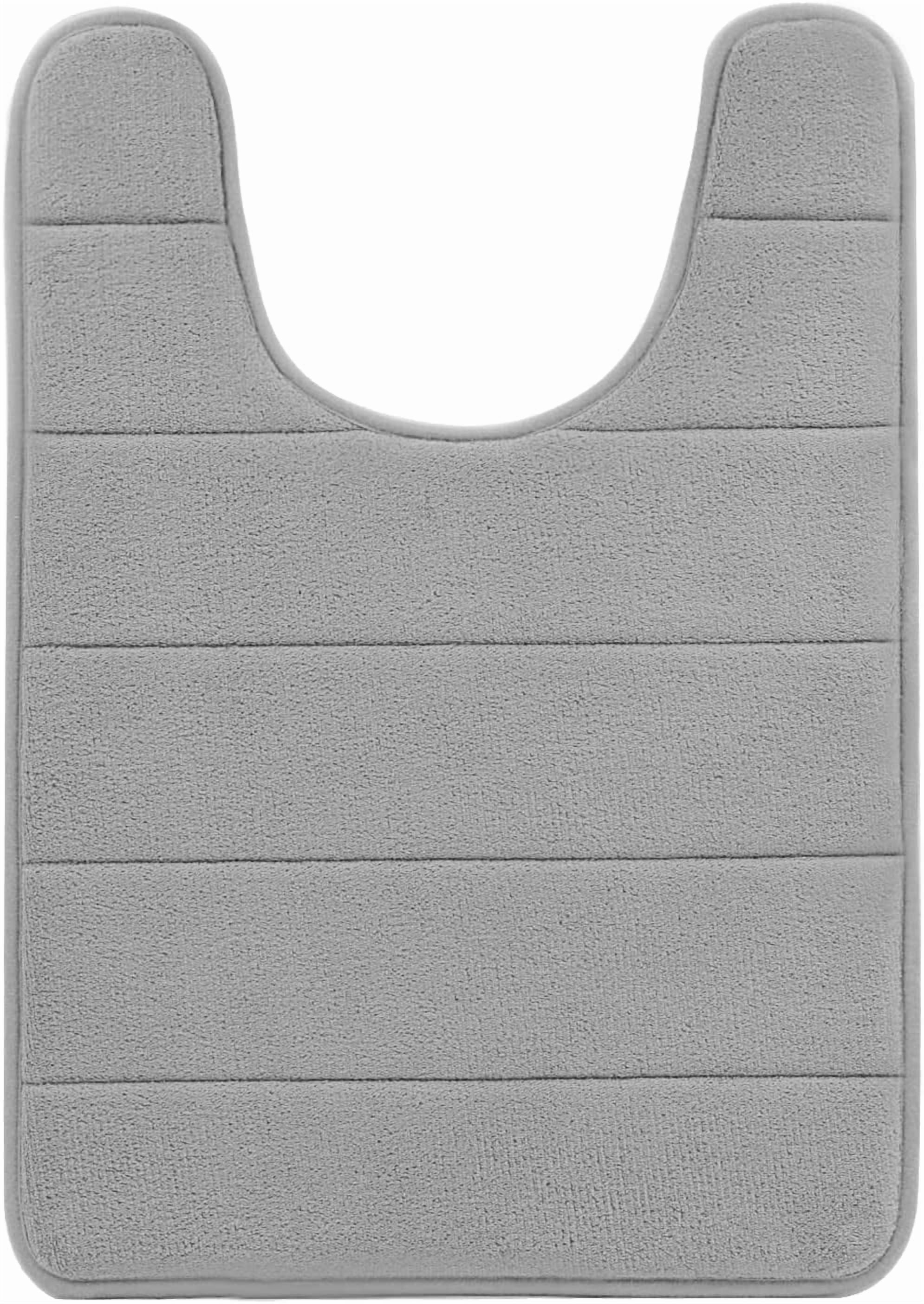 BETUS Bathroom Toilet Mat - U-Shaped Memory Foam, Non-Slip, Water ...