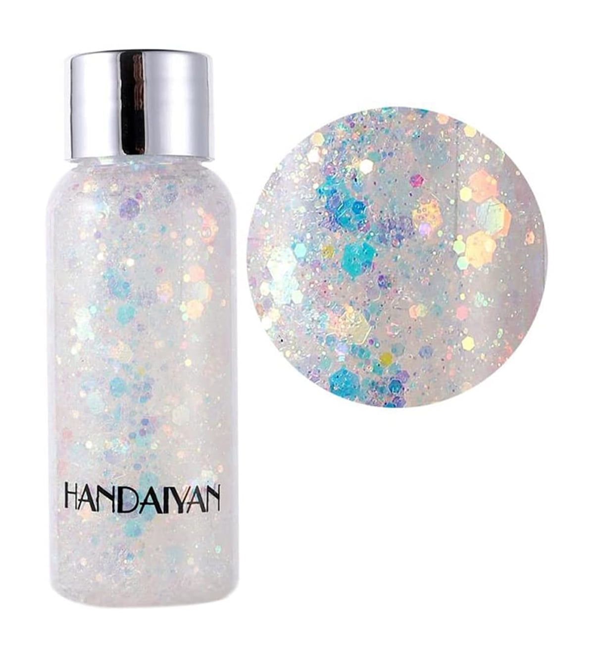 BEUKING Glitter Body Gel, Chunky Sequins, Laser Shimmer, Face, Hair ...