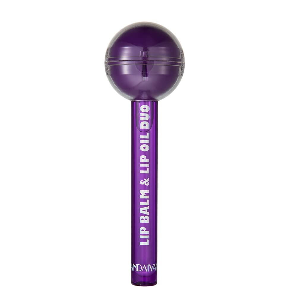 BEUKING Lip Gloss and Lip Balm Combo, Lollipop Chamele Lipgloss ...