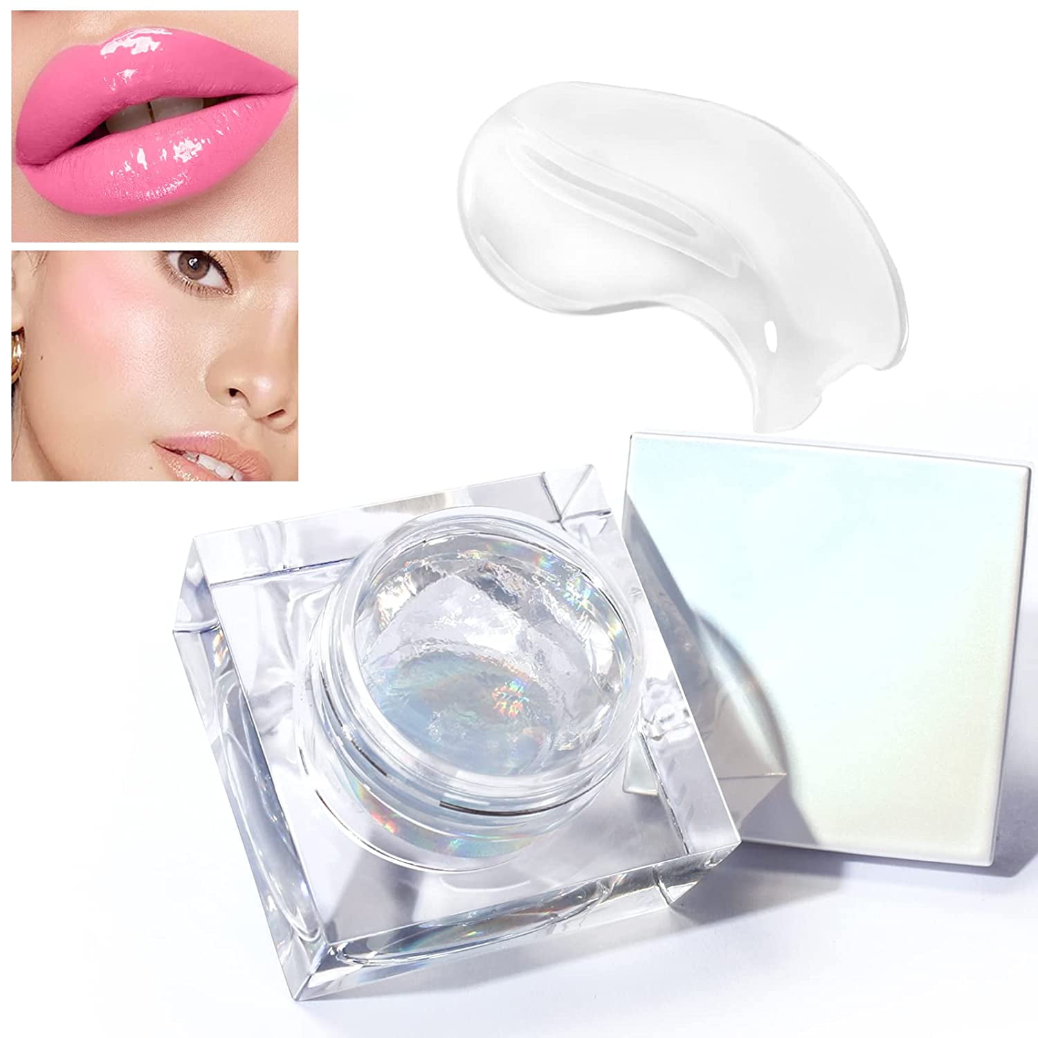 BEUKING Magic Glassy Lips & Blush for Cheek and Lips, Shining Chameleon ...