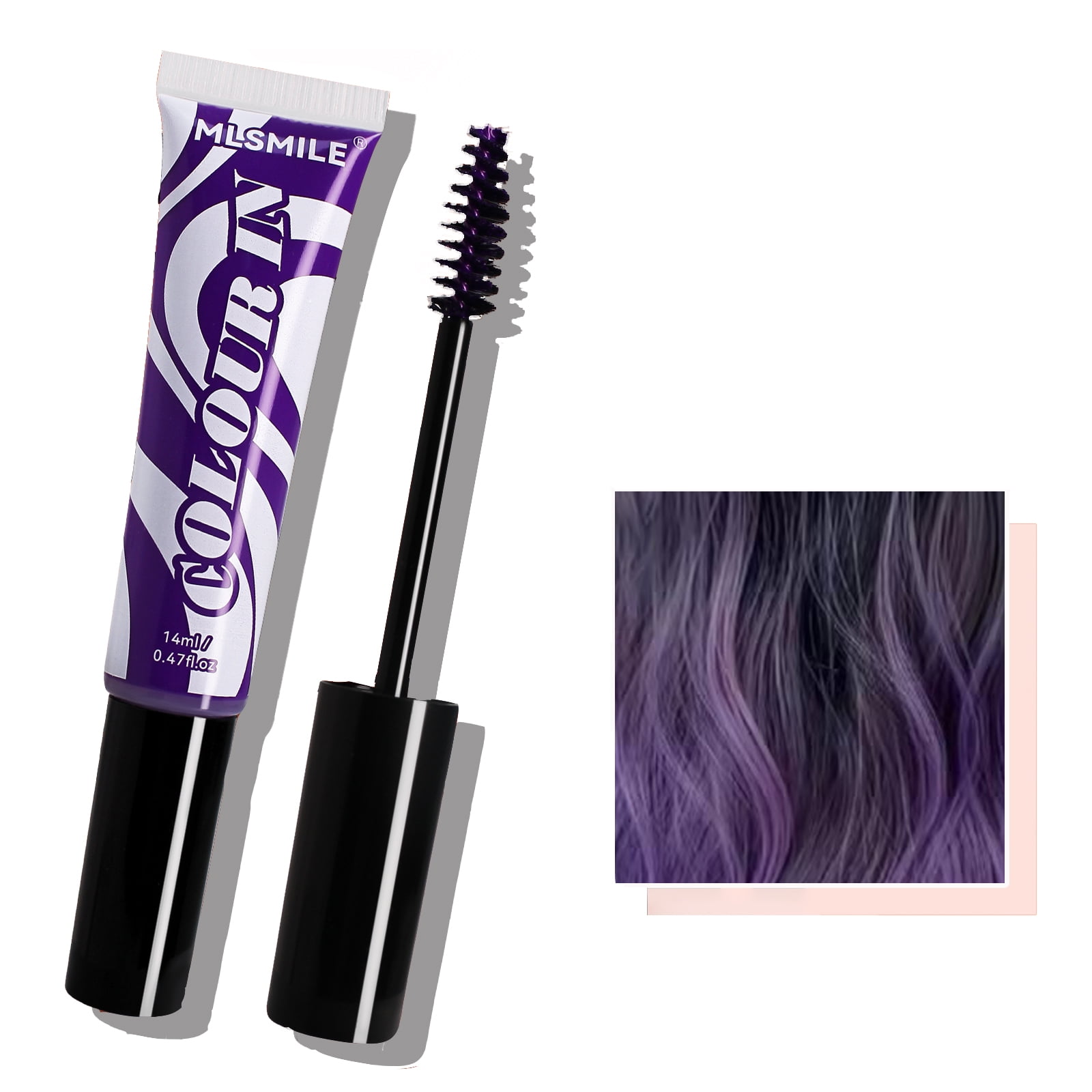 BEUKING Purple Temporary Hair Color, Washable Hair Color Chalk ...