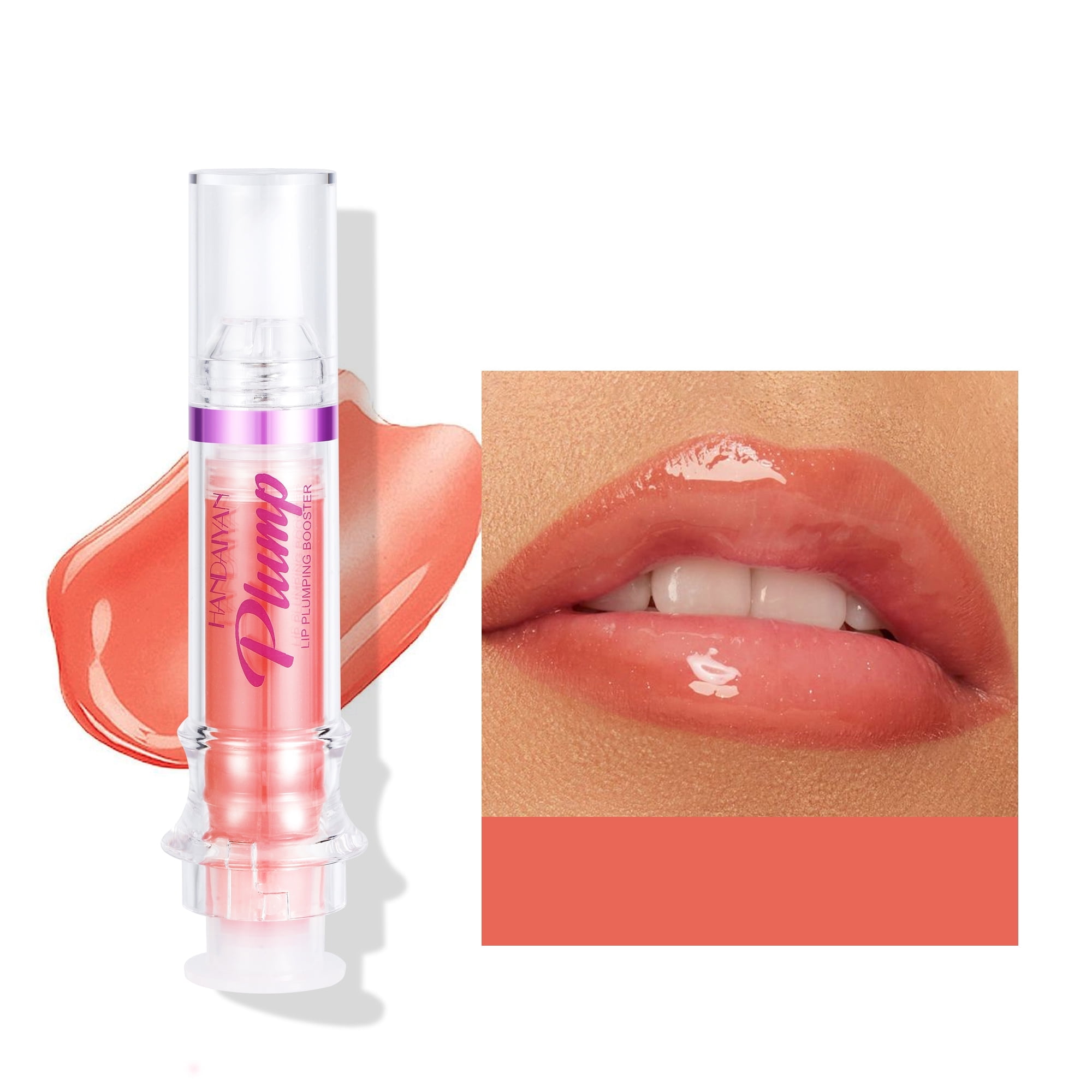 BEUKING Spicy Lip Gloss Plumper Glossy Lip Lipstick, Lifter Gloss ...