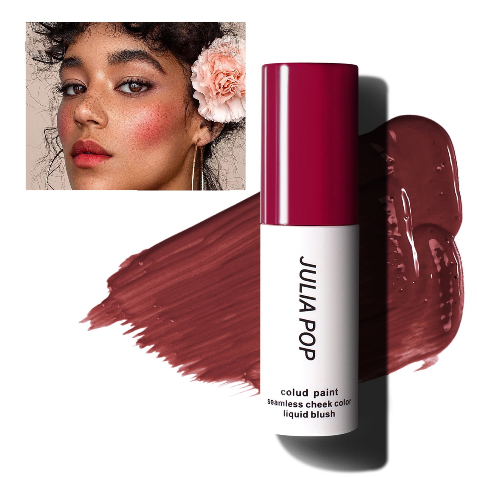 BEUKING Velvet Mousse Liquid Blush Makeup for Cheeks, Lightweight Water ...