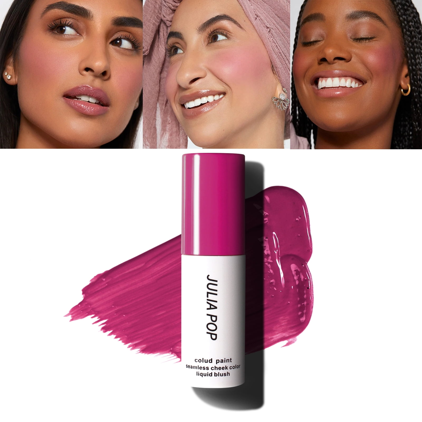 BEUKING Velvet Mousse Liquid Blush Makeup for Cheeks, Lightweight Water ...