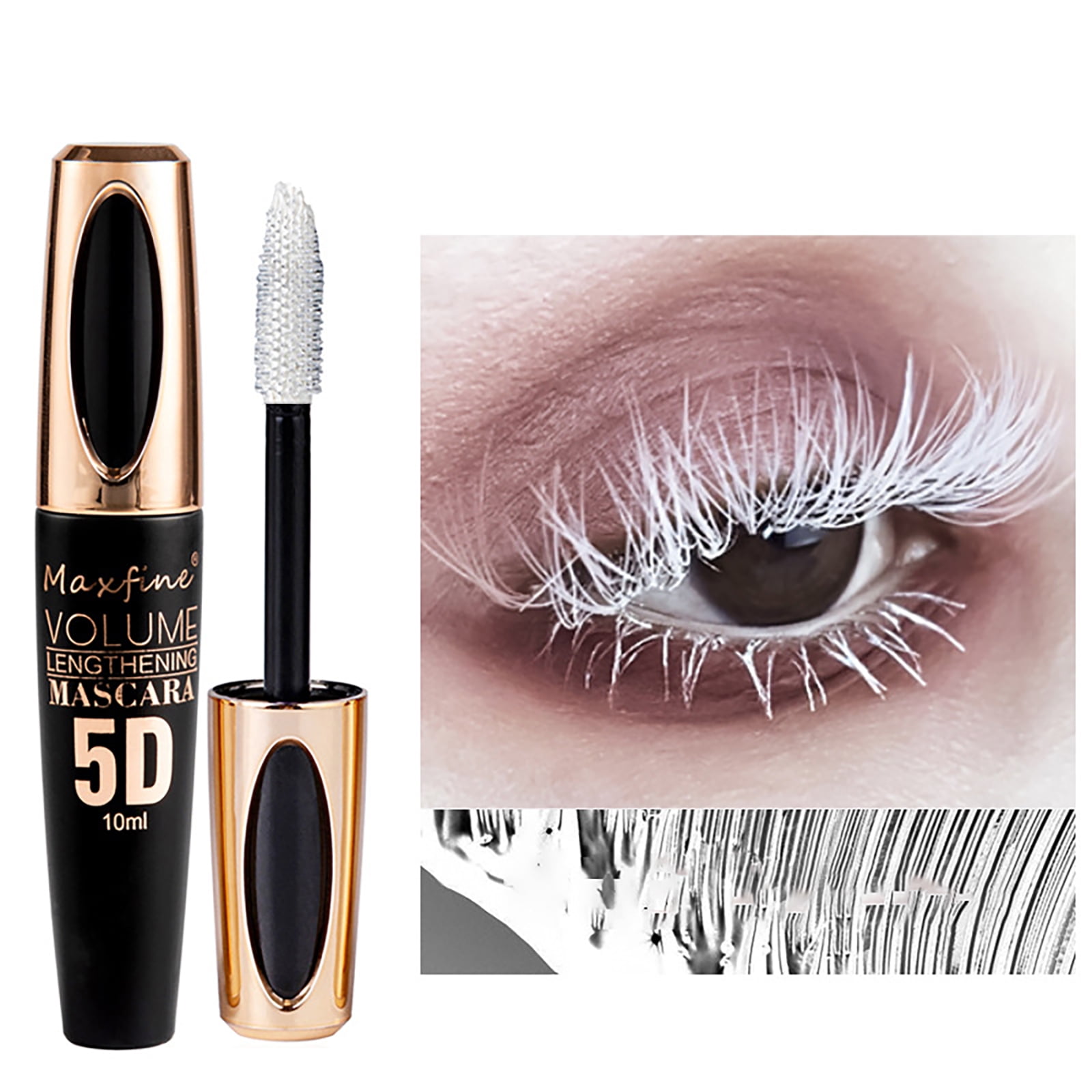 BEUKING White Mascara for Eyelashes, Waterproof Colored Mascara Long ...