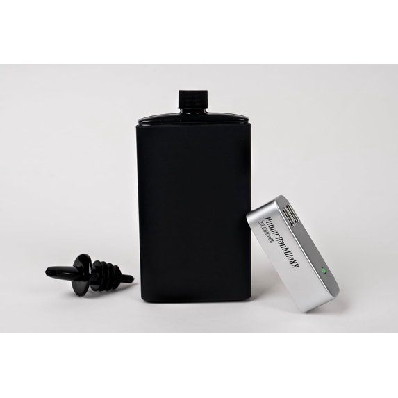 BEV-Bank Hidden Power Bank Flask - Holds Approximately 8 oz. (235 ml ...