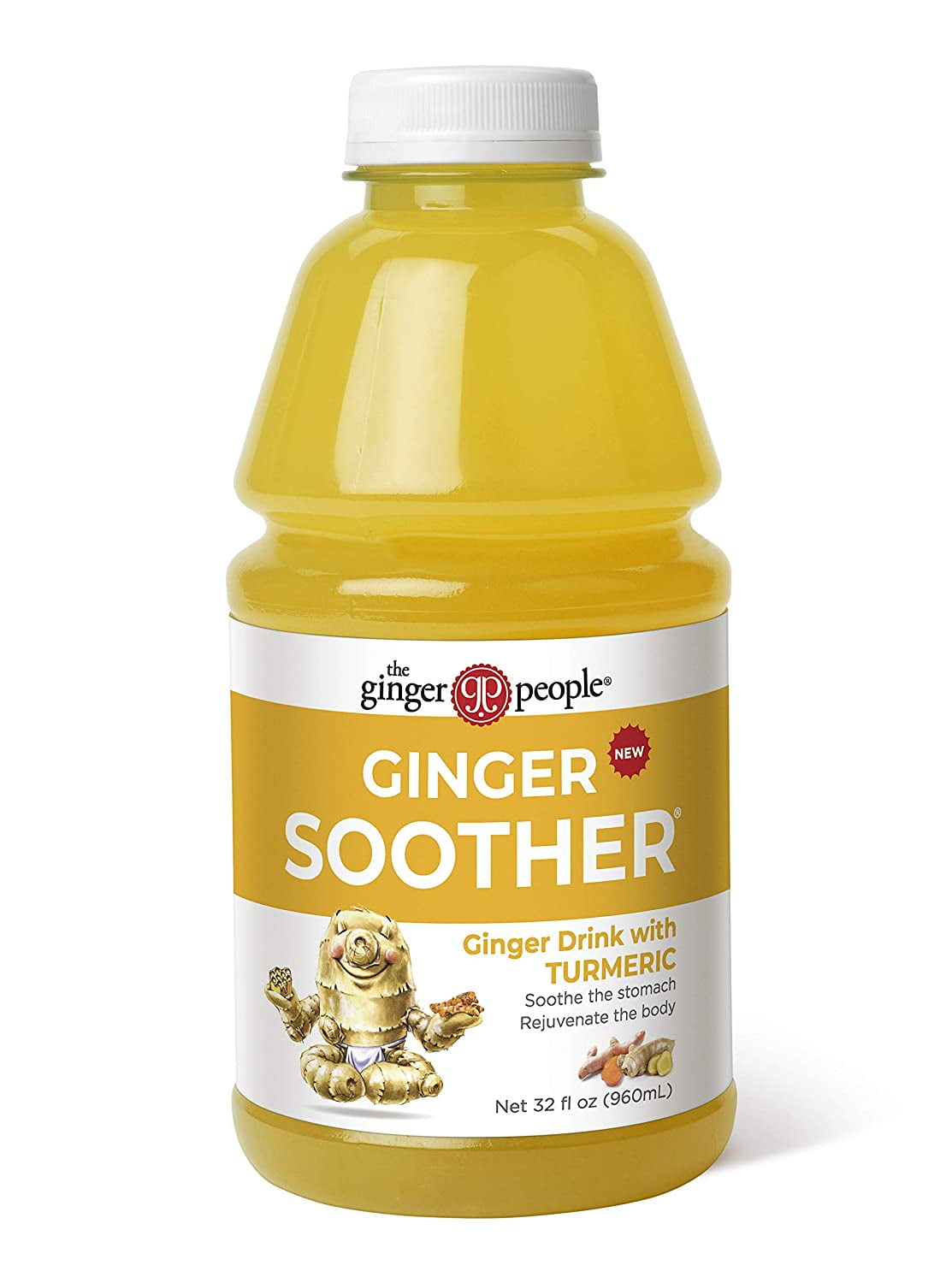 Ginger People Soothing Ginger Turmeric Tonic Juice Drink with Honey ...