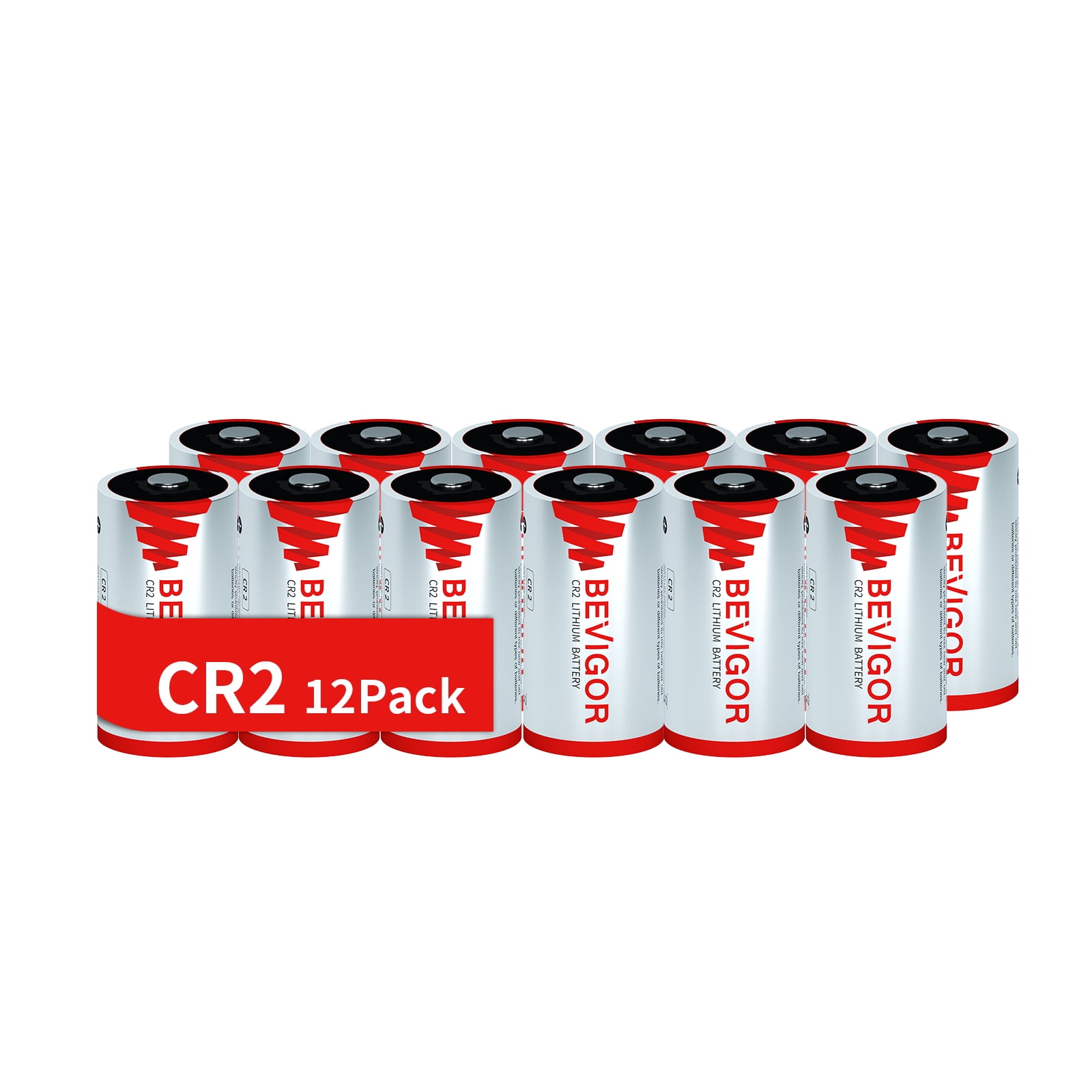 BEVIGOR CR2 Battery, CR2 3V Lithium Battery 900mAh, 12Pack CR2 ...