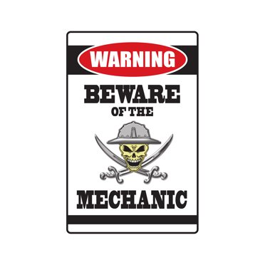 SignMission 8 x 12 in. Warning Decal - Beware of Guard Cat - Cats Lover ...