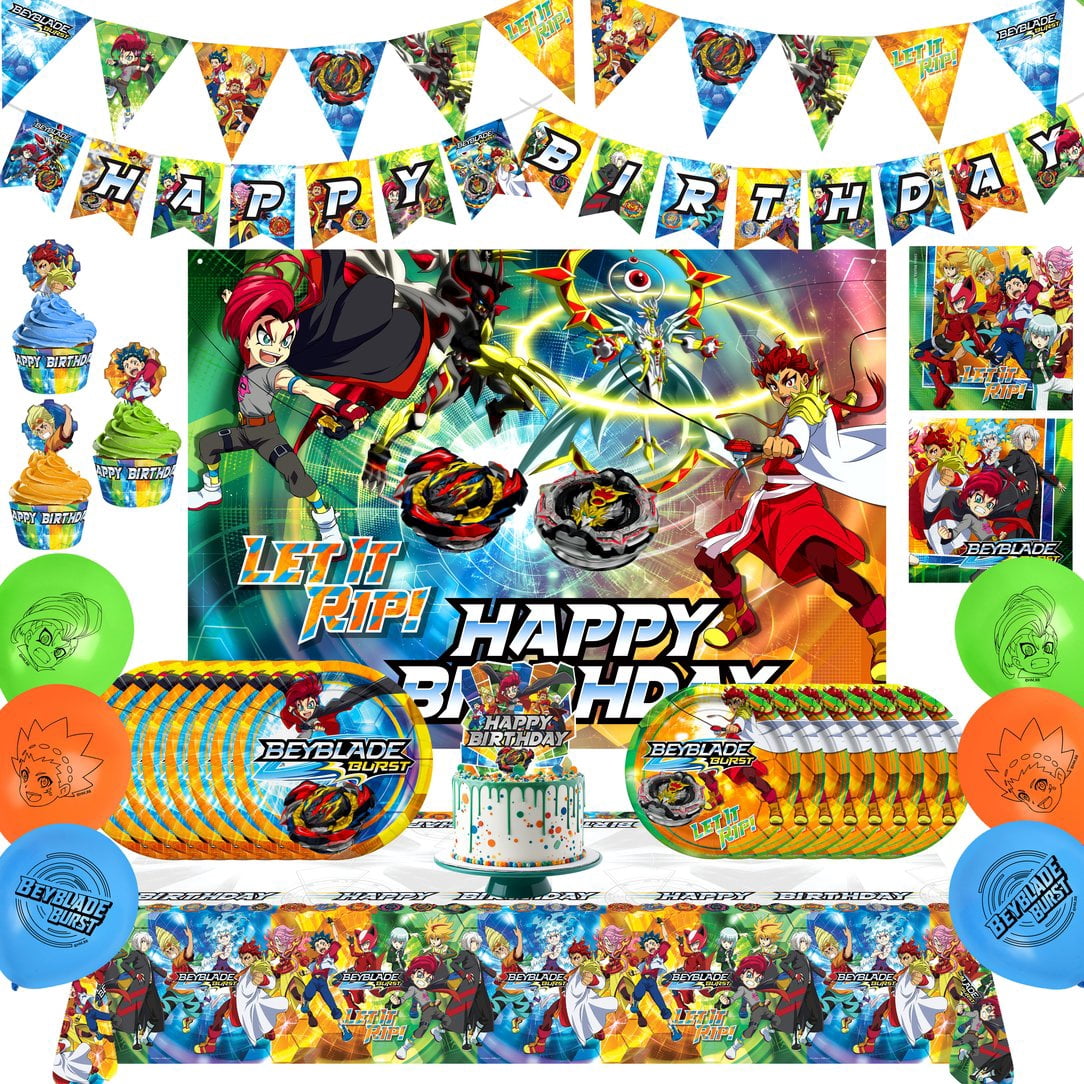 BEYBLADE Party Supplies Ultimate Set for 24 Guests - Walmart.com
