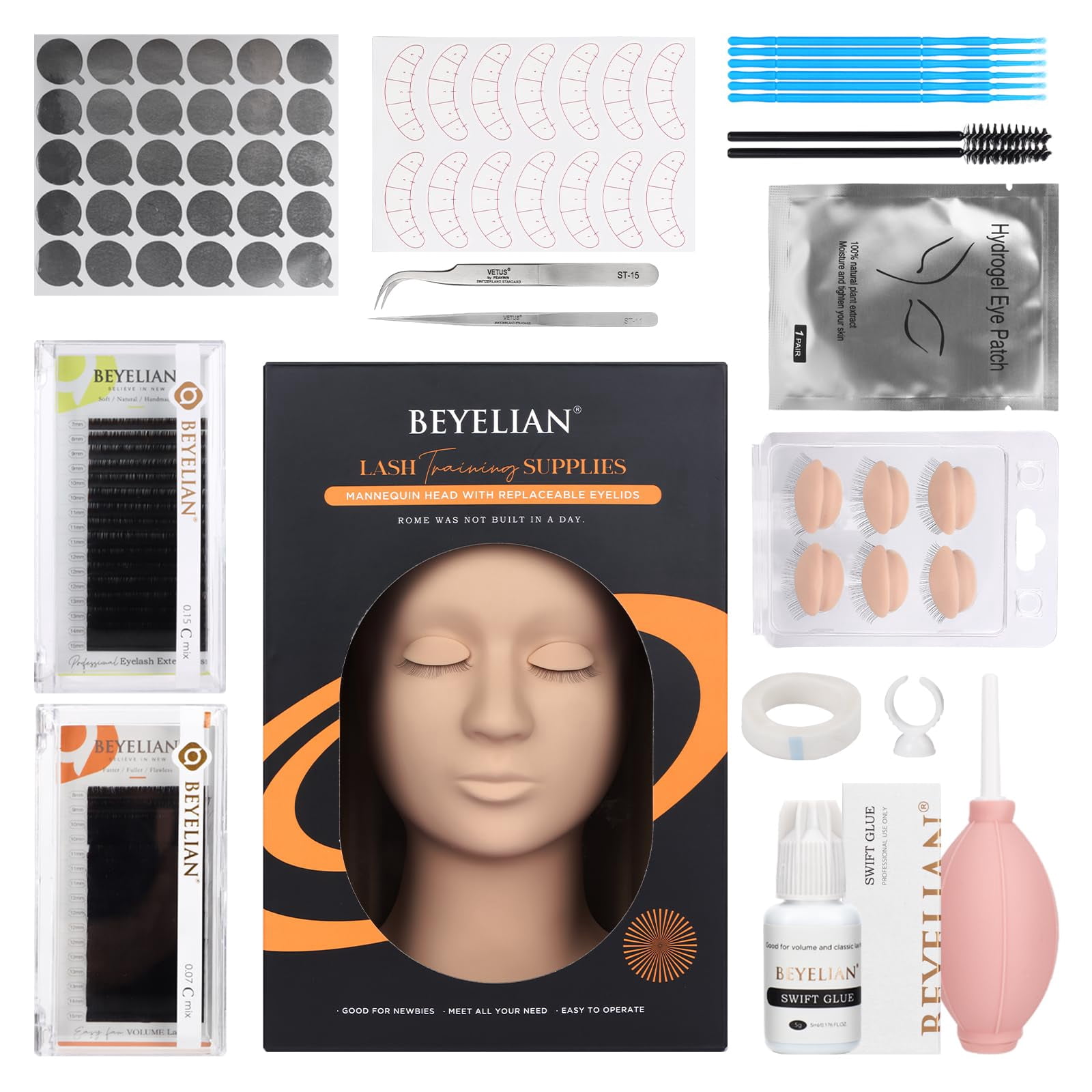BEYELIAN Eyelash Extension Kit, Lash Extension Kit, Professional Lash ...