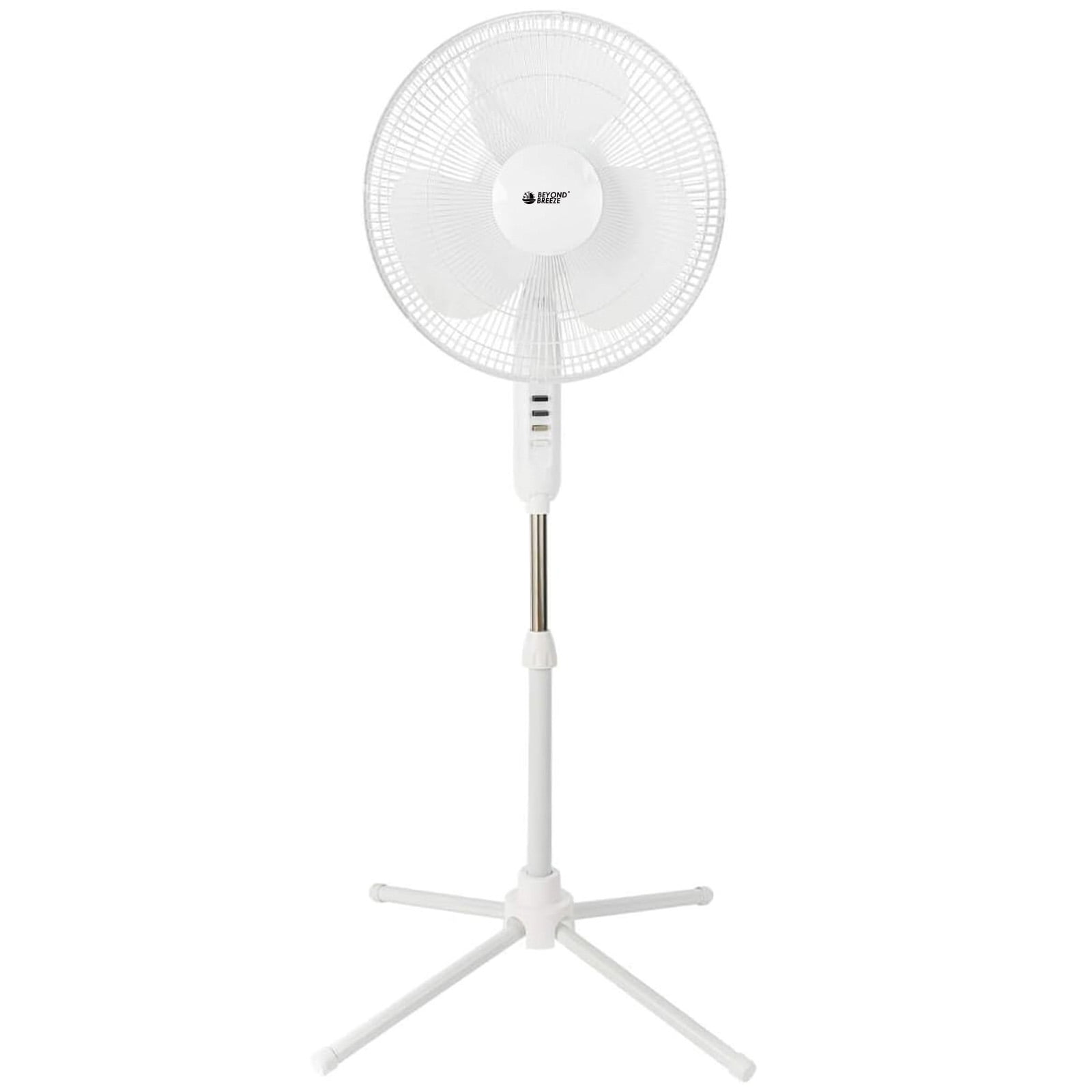 "BEYOND BREEZE 16"" 3-Speed Electric Fan, Silent Oscillating ...
