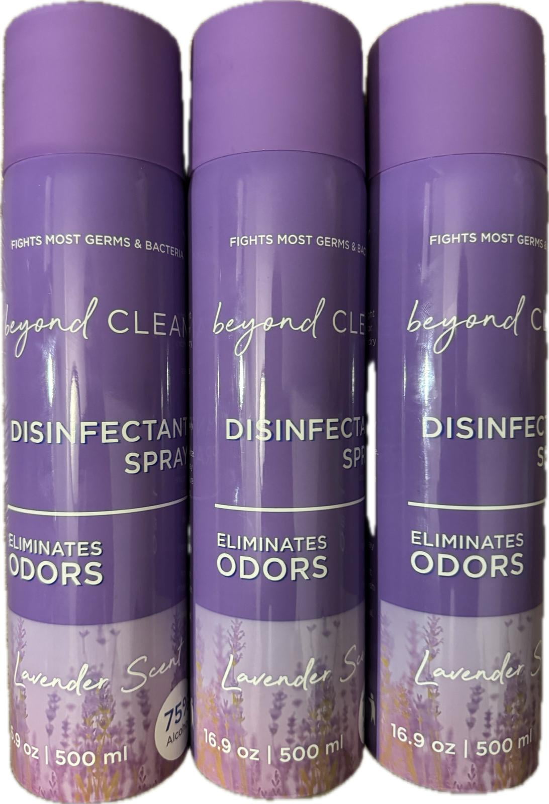 BEYOND CLEAN DISINFECTANT SPRAY LAVENDER SCENT 75% ALCOHOL ELMINATES ...