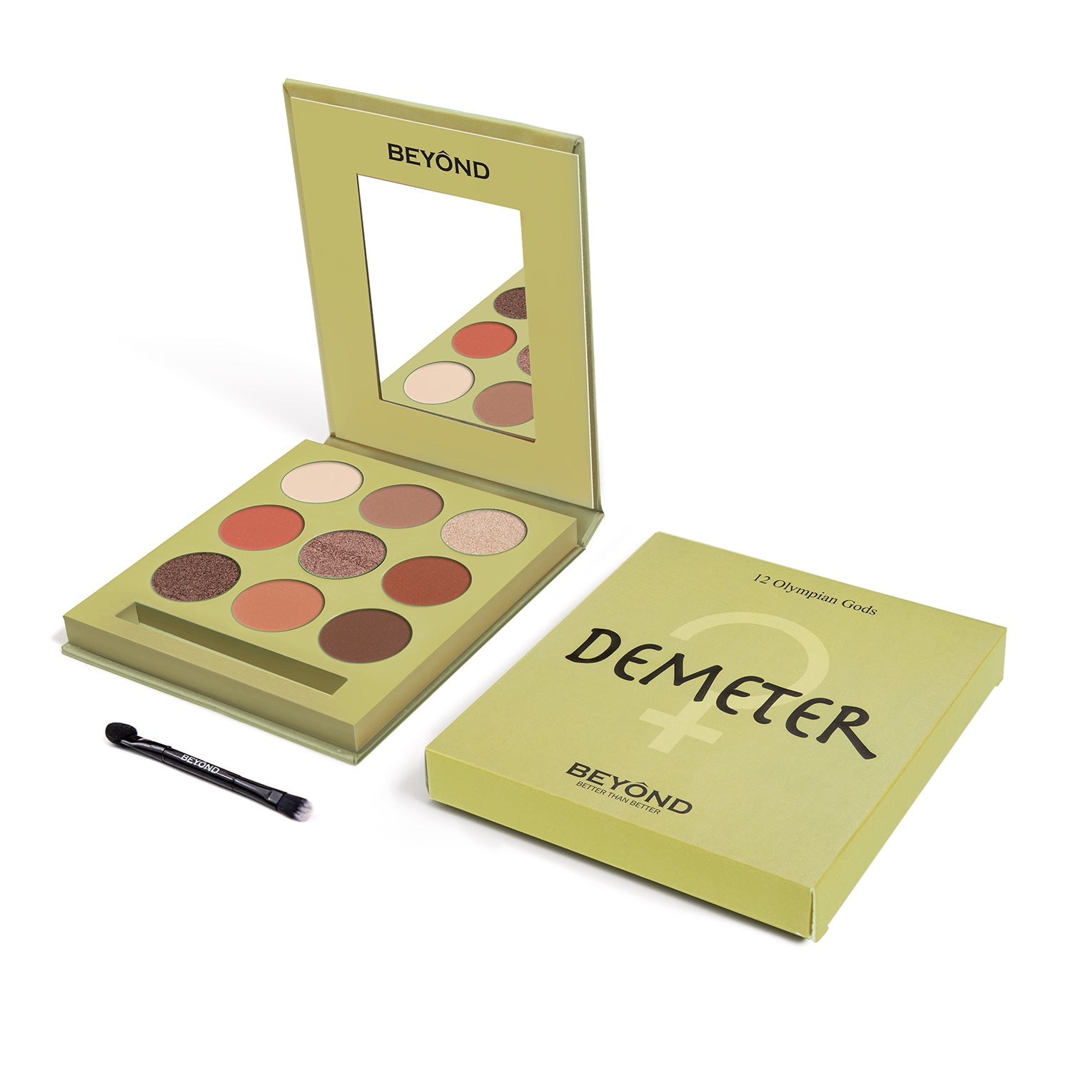 BEYOND DEMETER 9Colors Shimmer & Matte Highly Pigment Professional ...