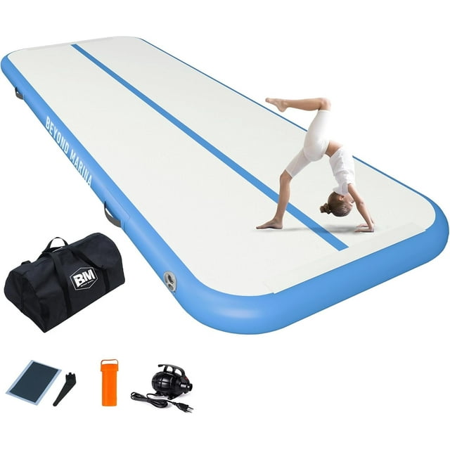 BEYOND MARINA 10ft 4in Inflatable Mat for Gymnastics, Training ...