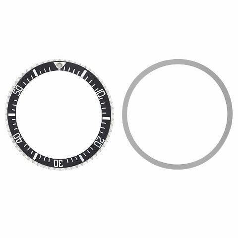 BEZEL AND INSERT ROTATING BEZEL KIT FOR MILITARY SUBMAINER PLASTIC ...