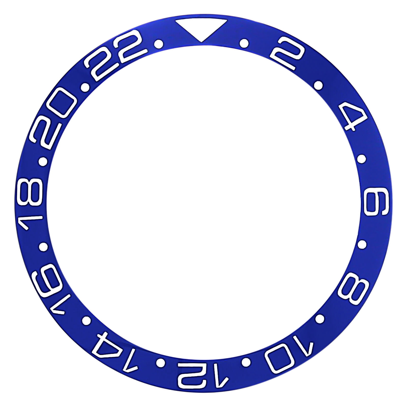 BEZEL INSERT CERAMIC FOR 40MM INVICTA 89260B PRO DIVER WATCH GMT BLUE ...