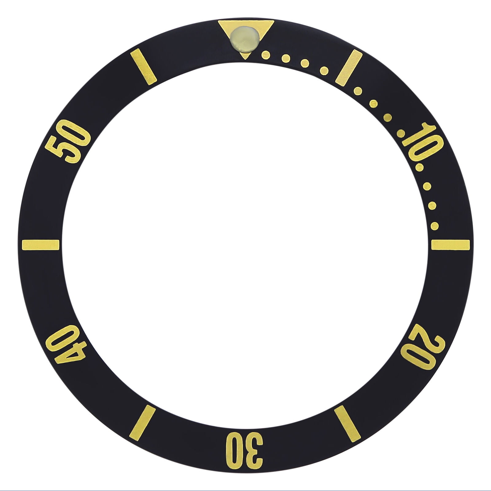 BEZEL INSERT FOR LADY 200 OMEGA SEAMASTER 798 1041 OR 796 105 BLACK ...