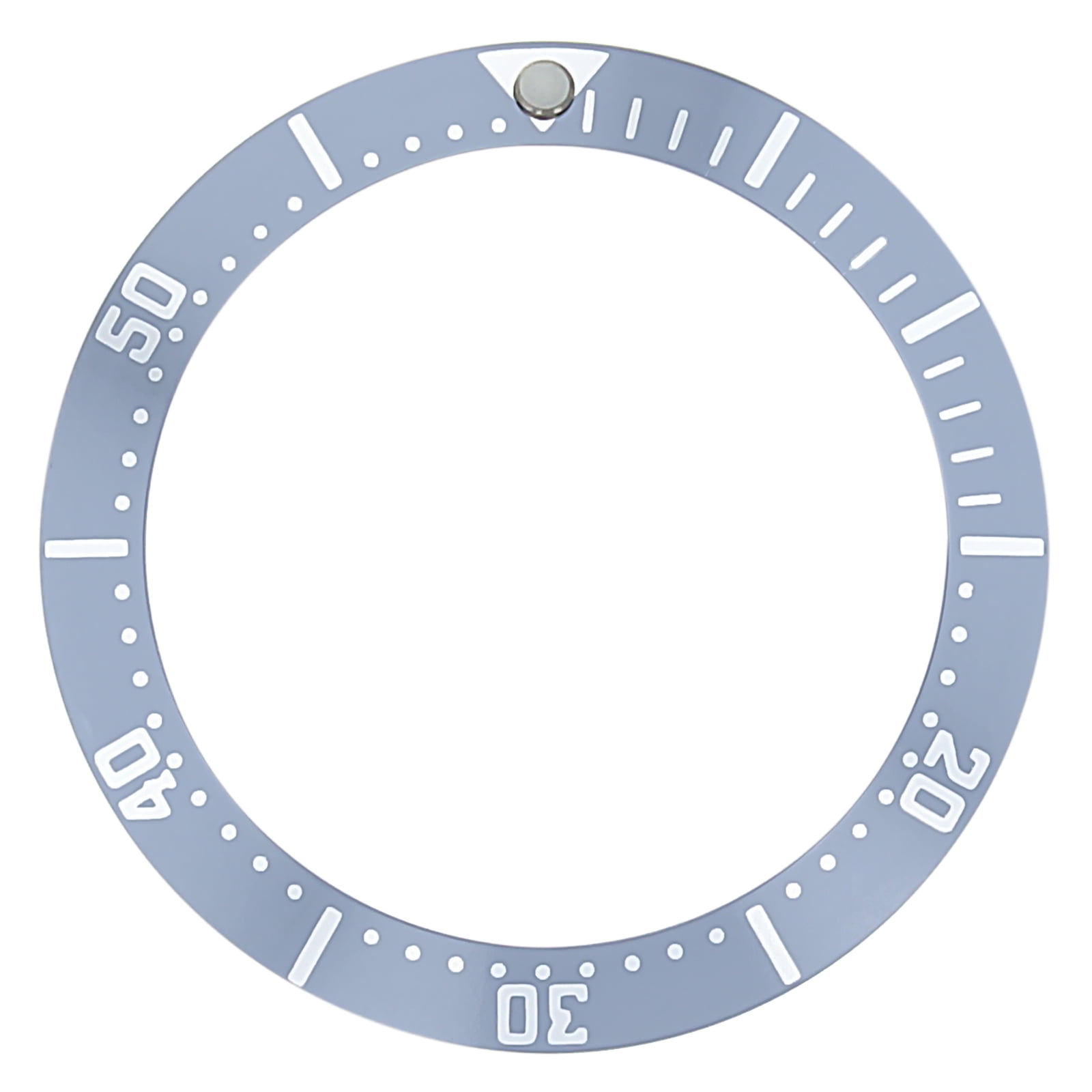 BEZEL INSERT FOR MIDSIZE OMEGA SEAMASTER 2551.80 WATCH BLUE GREY INSERT ...