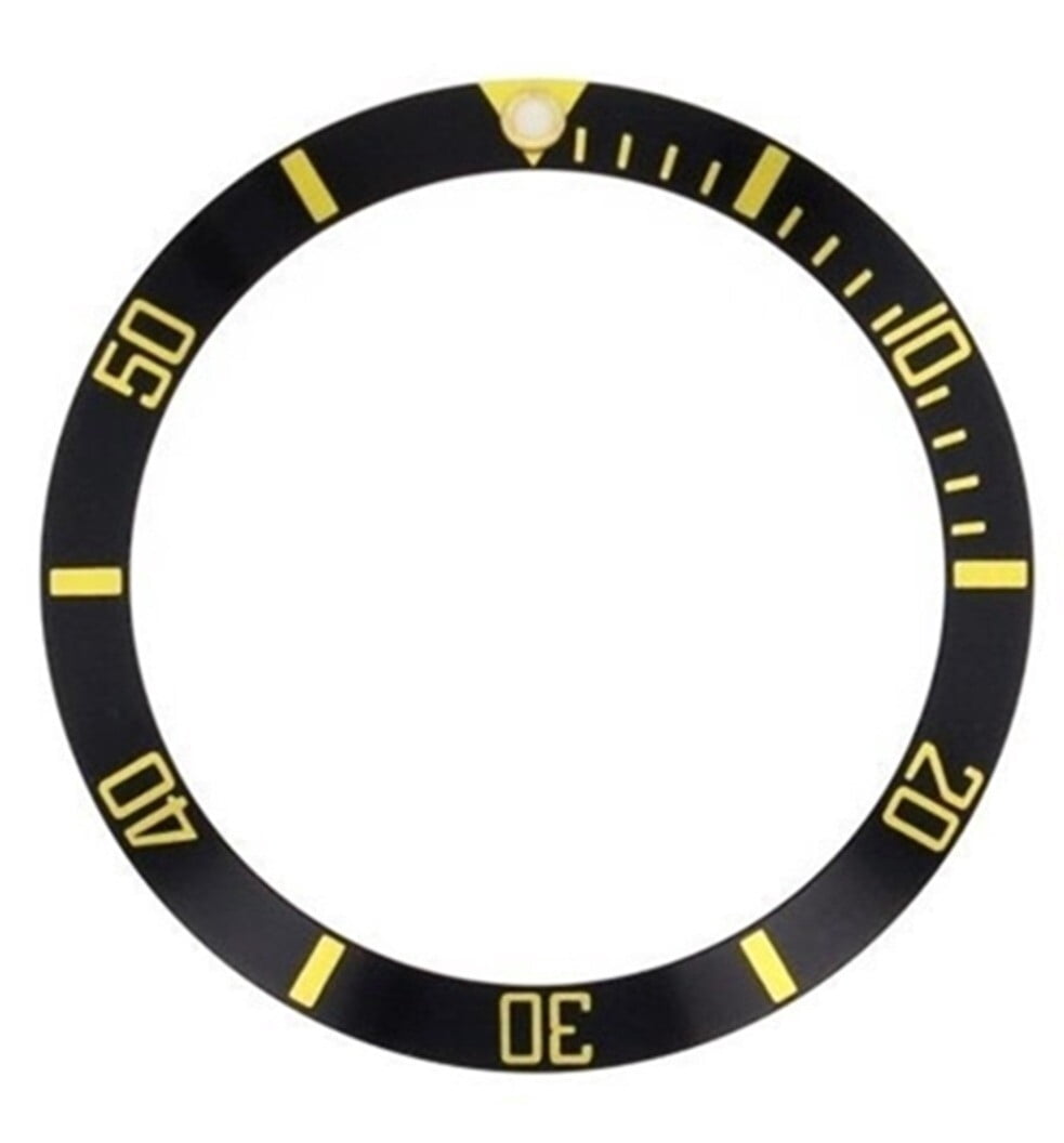 BEZEL INSERT FOR OMEGA SEAMASTER 200 396.1041 PROFESSIONAL WATCH BLACK ...
