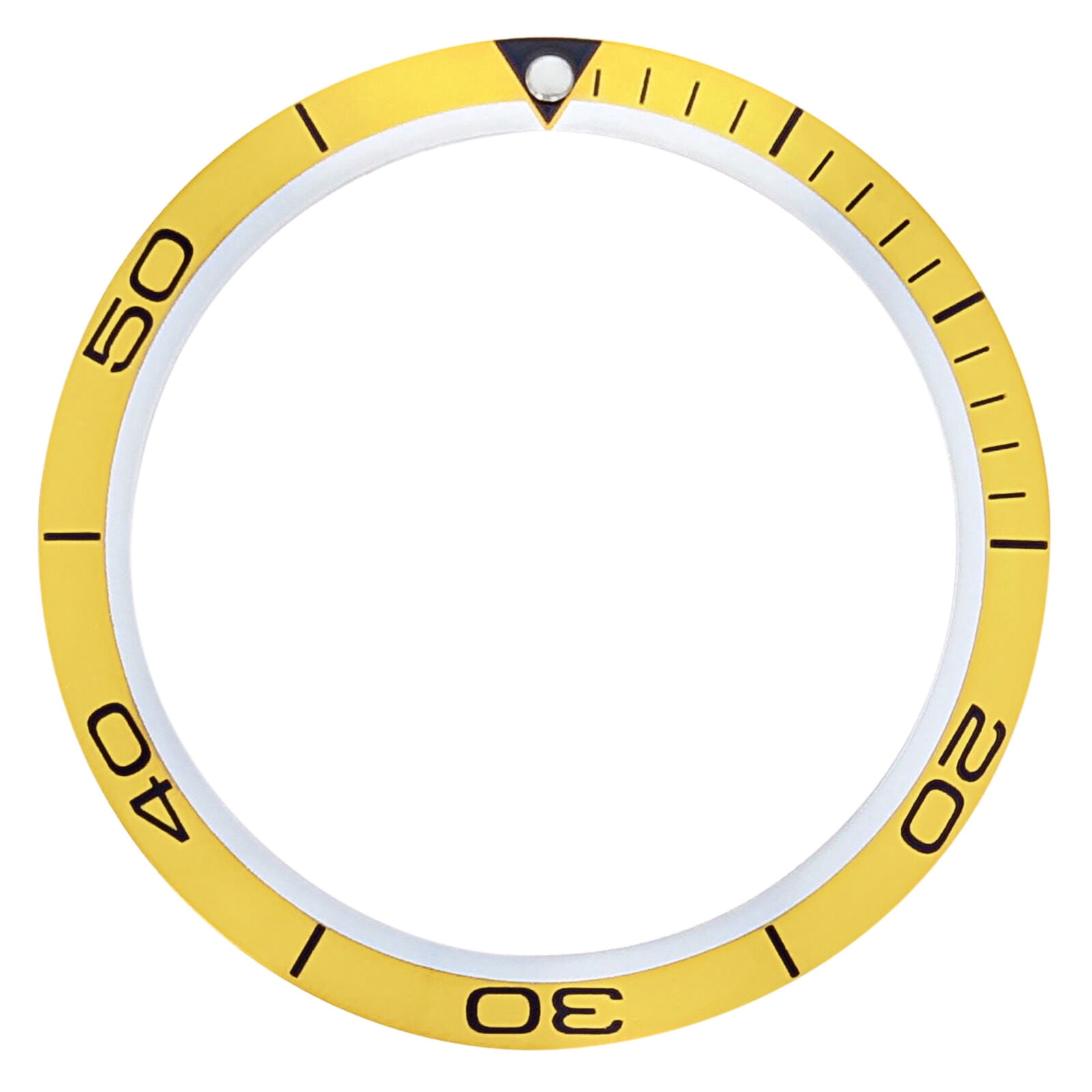 BEZEL INSERT FOR OMEGA SEAMASTER PLANET OCEAN WATCH FIT 41MM CASE LIGHT ...