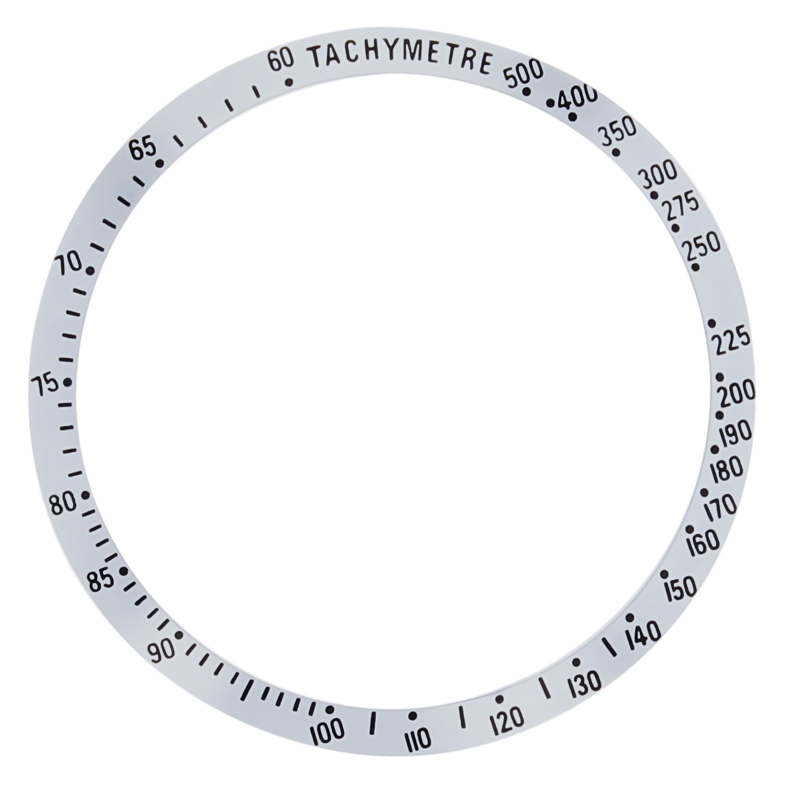 BEZEL INSERT FOR OMEGA SPEEDMASTER TACHYMETRE 3220.50 3520.50 WATCH ...
