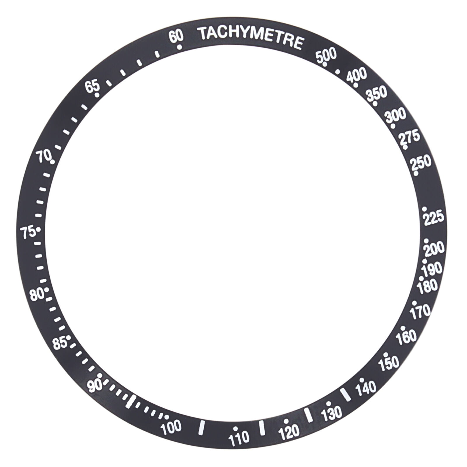 BEZEL INSERT FOR OMEGA SPEEDMASTER TACHYMETRE 3513,3513.50 1151 3513.53 ...