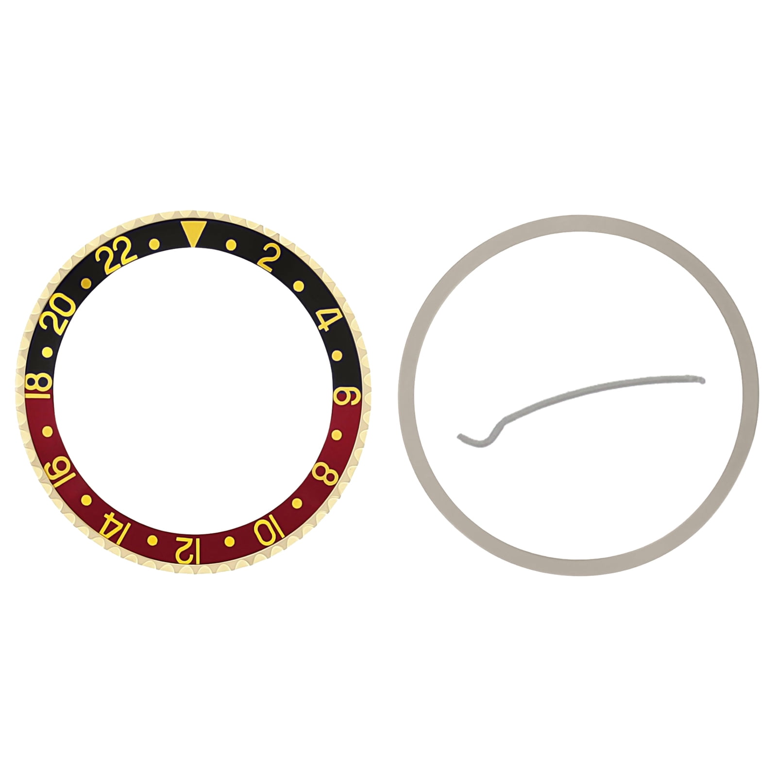 BEZEL & INSERT FOR ROLEX GMT 18KY GOLD 16700 16710 16718 16760 16713 ...