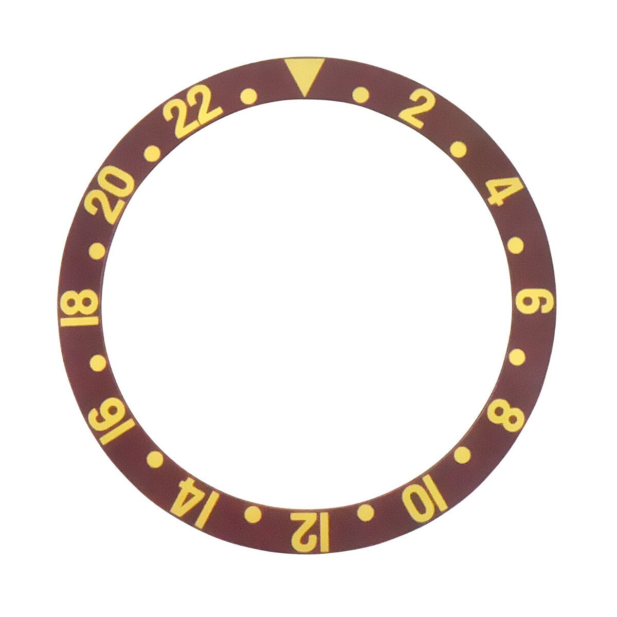 BEZEL INSERT FOR ROLEX GMT II SERIF FAT FONT FOR 16700,16713,16760 ...