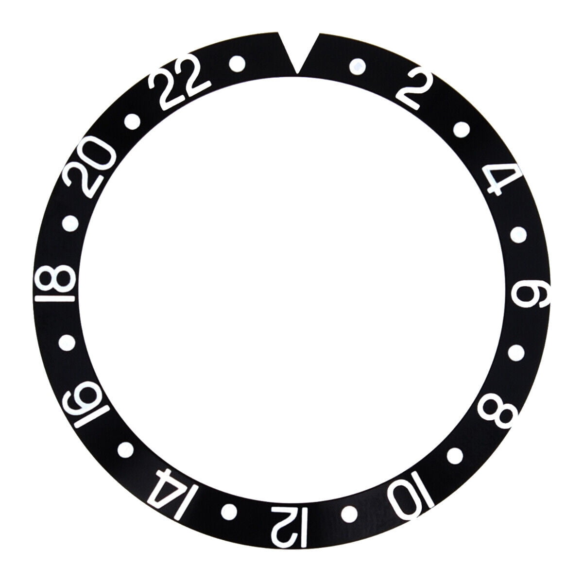 BEZEL INSERT FOR ROLEX GMT PLASTIC MODEL 1670 1675 16750 16753 16758 ...