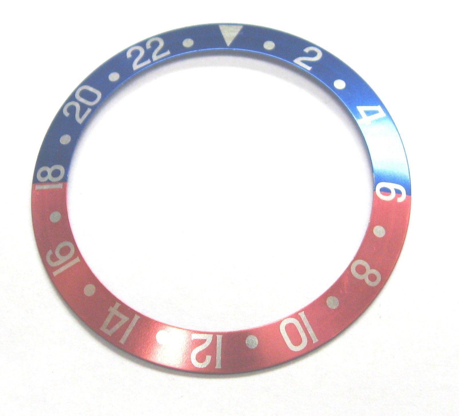 BEZEL INSERT FOR ROLEX GMT WATCH 16700 16710 16713 16718 16760 BLUE/RED ...