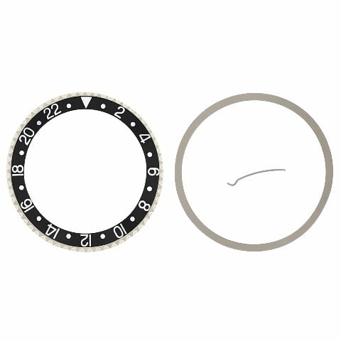 BEZEL, INSERT & SPRING ROTATING KIT FOR ROLEX MODEL GMT II 16760, 16713 ...