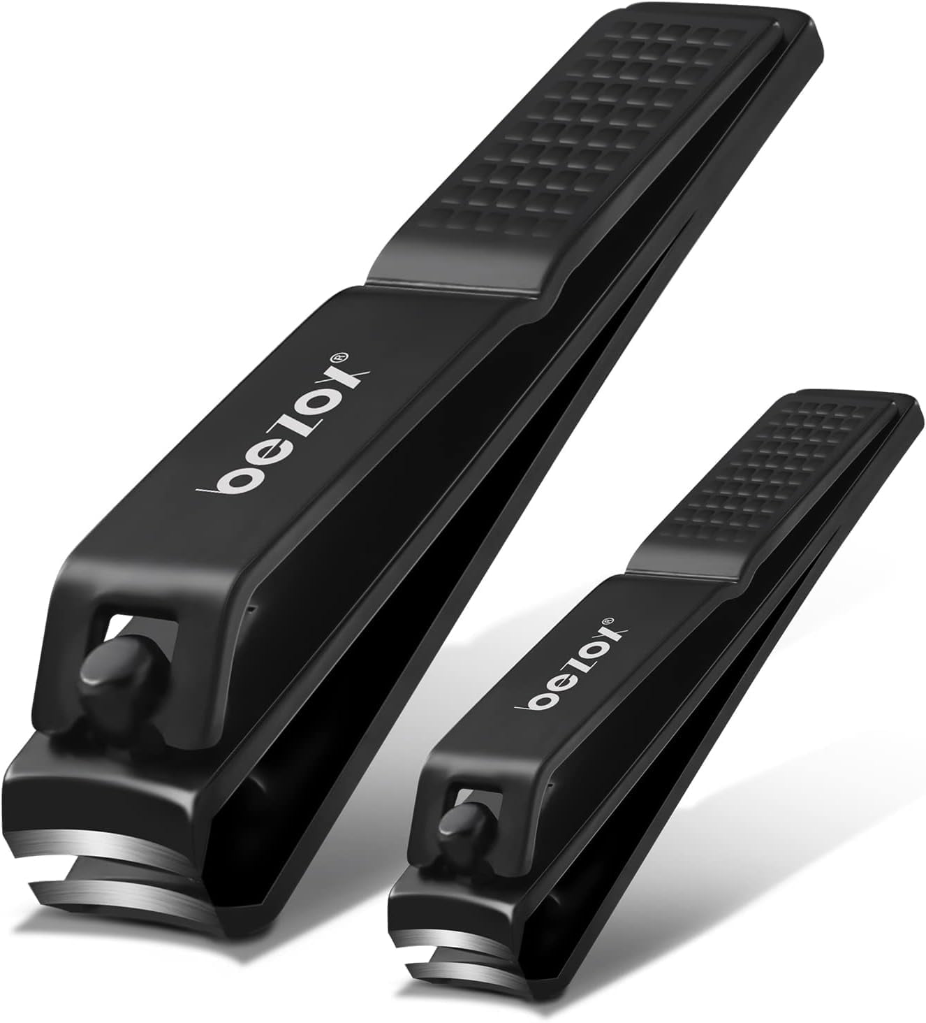 BEZOX Professional Nail Clippers Set of 2 - Strong Stainless Steel ...