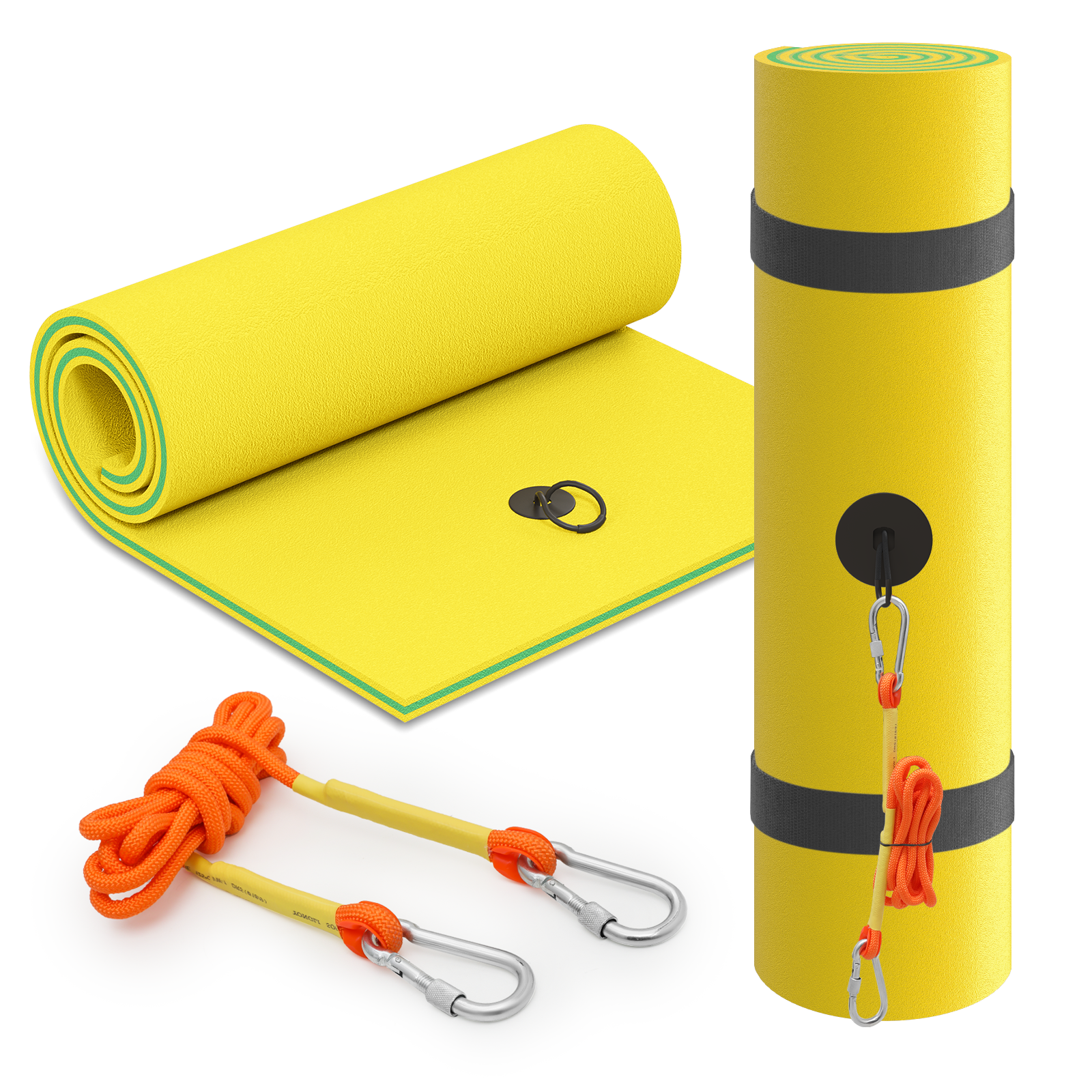 BEZT 6x3 ft Water Floating Mat Foam Pad,Bouncy Tear-Resistant XPE Foam ...