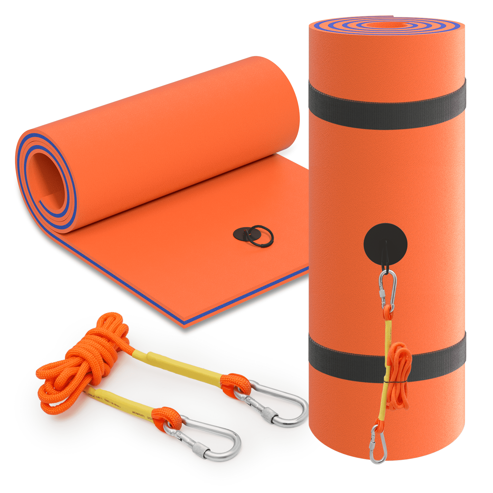 BEZT 7x3 ft Water Floating Mat Foam Pad,Bouncy Tear-Resistant XPE Foam ...