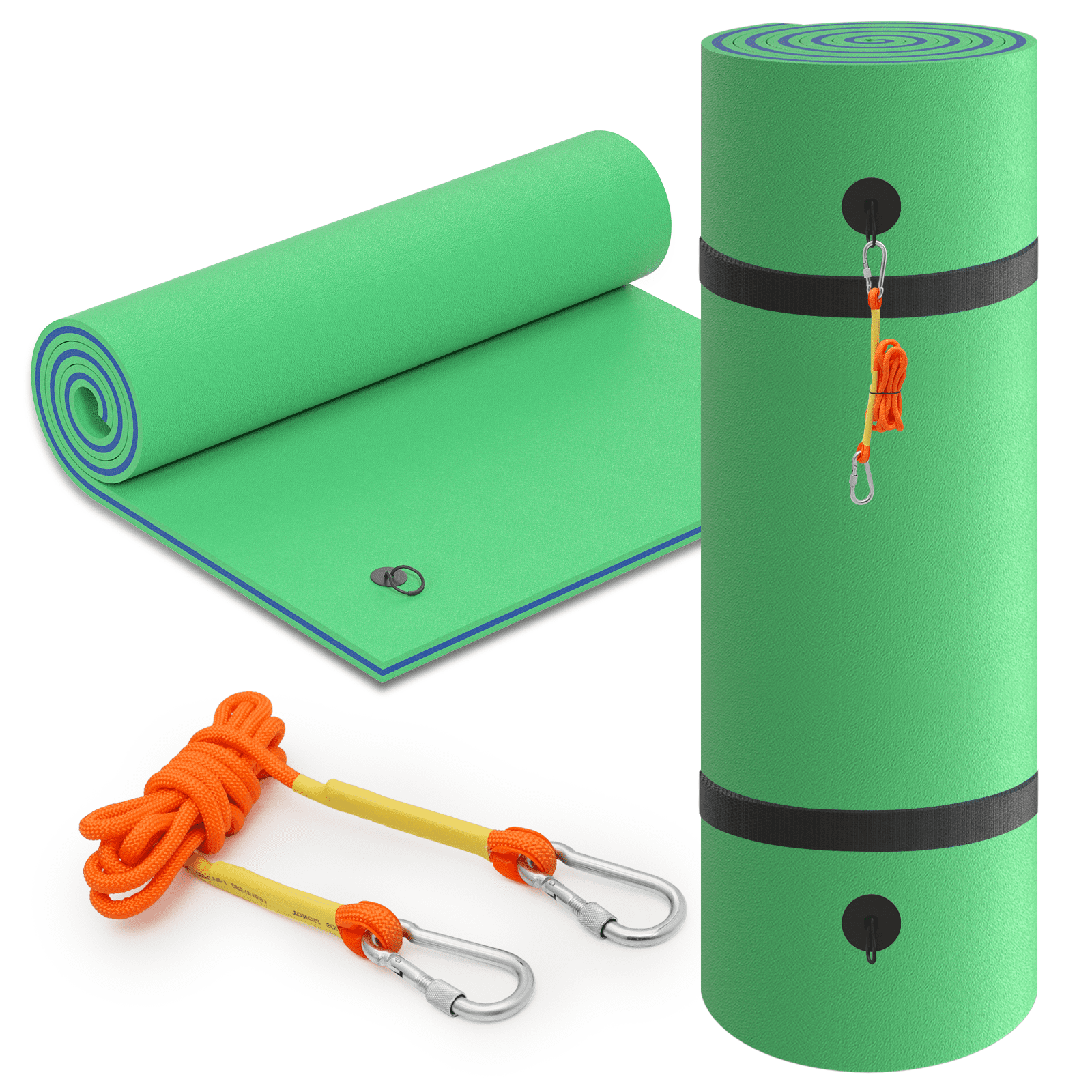 BEZT 8x6 ft Water Floating Mat Foam Pad,Bouncy Tear-Resistant XPE Foam ...