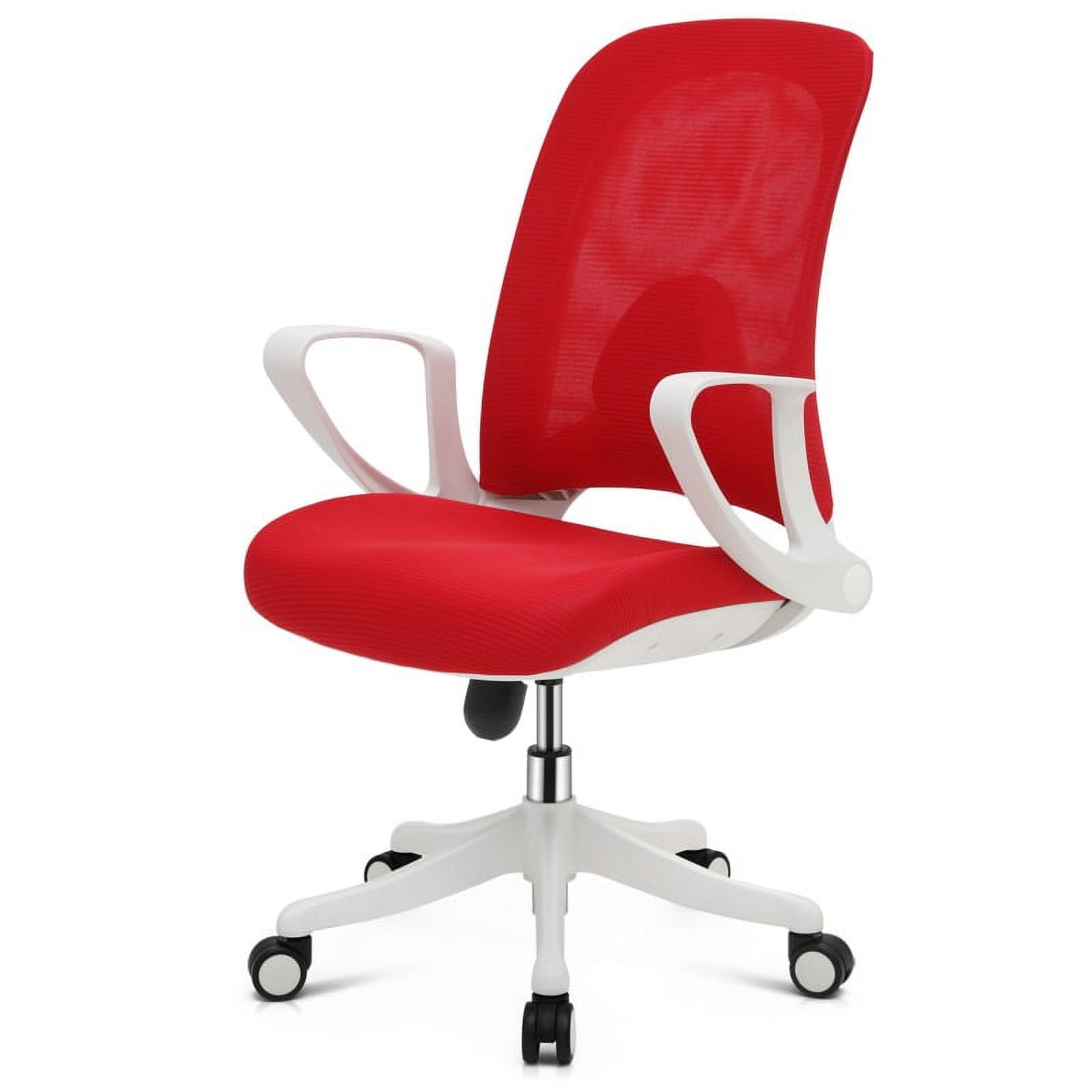 BEZT Adjustable Office Chair, Ergonomic Rolling Mesh Swivel Reception ...